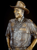 Jack Furst monumental portrait bronze statue, Boy Scouts of America ...