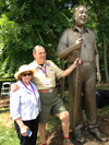 Monumental portrait bronze sculptures, Boy Scouts of America Summit ...