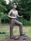Sculpture of Wayne Perry President of Boy Scouts of America, bronze ...