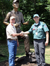 Monumental portrait bronze sculptures, Boy Scouts of America Summit ...
